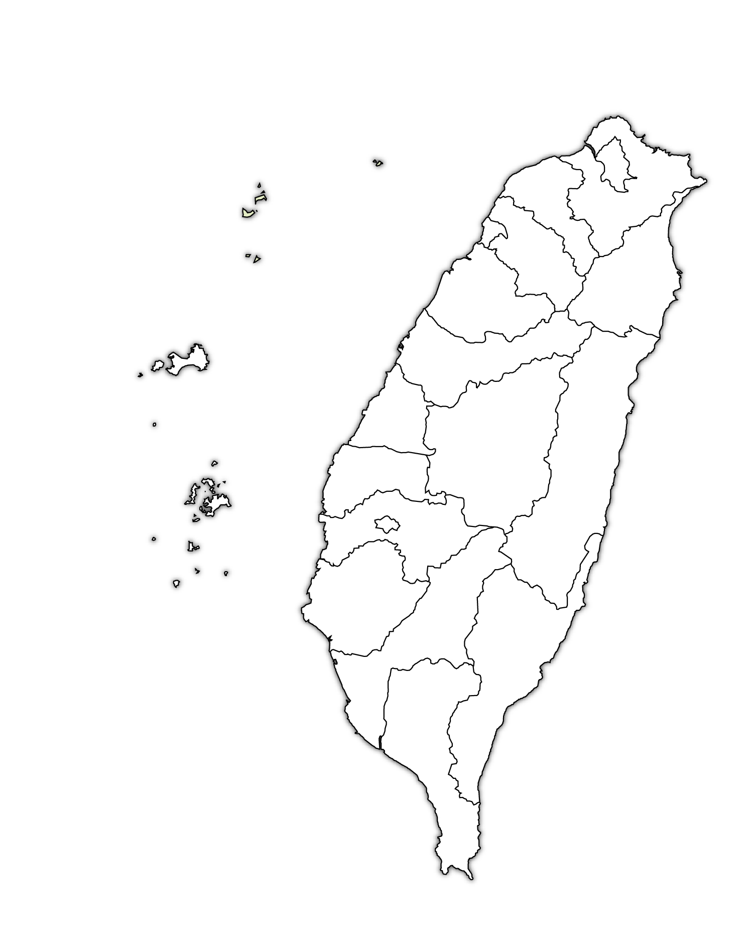 Taiwan map image